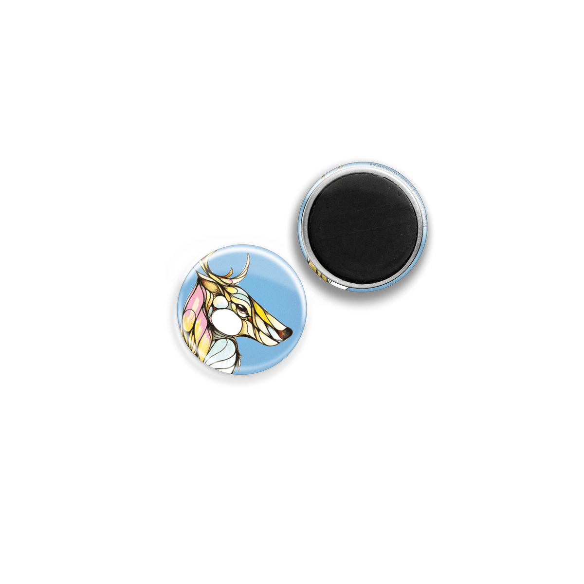 Mique Michelle 1" Magnet: Deer | Urban Art Collective