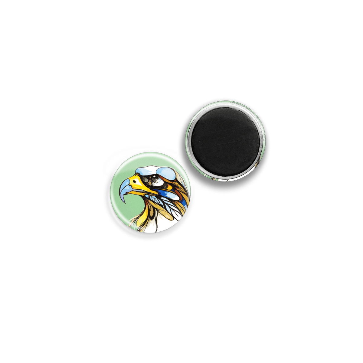 Mique Michelle 1" Magnet: Eagle – Urban Art Collective