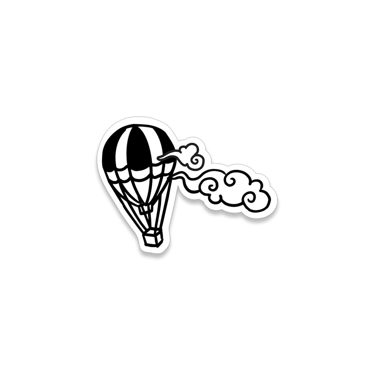 Hot Air Balloon Sticker by Falldown | Urban Art Collective